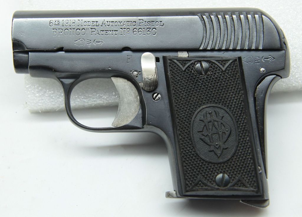 Bronco Model 1918 Semi-Auto Pistol .25 ACP, Echave Arizimendi Vest ...